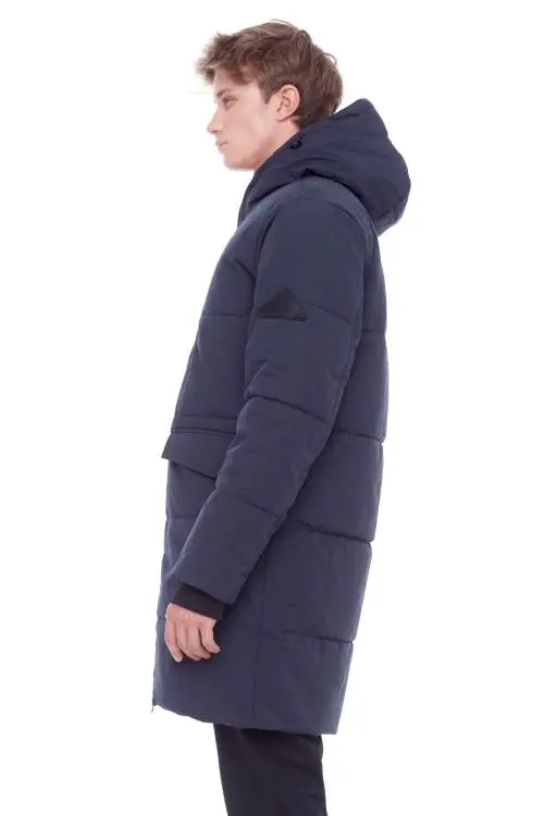 ALPINE NORTH Jasper Vegan Down Winter Puffer Coat - Navy