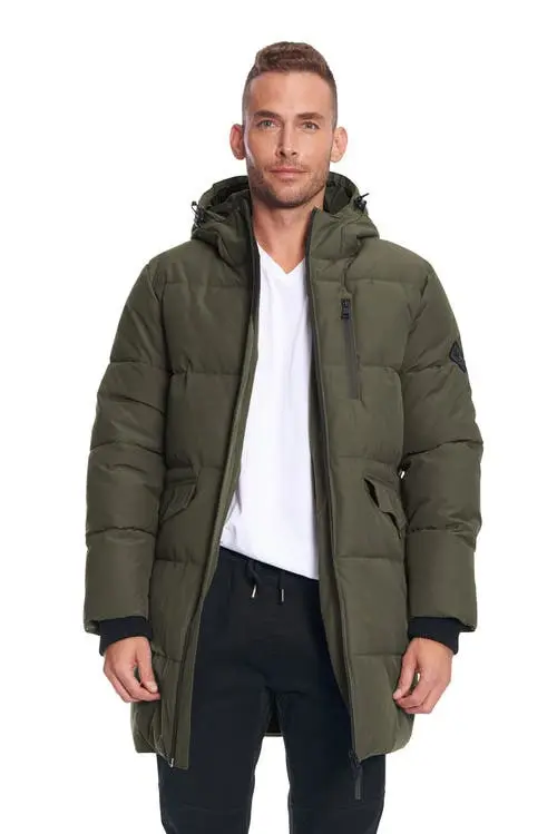 ALPINE NORTH Jaspervegan Down Winter Puffer Coat - Olive