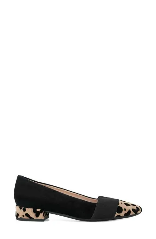 Easy Spirit Casta Pointed Toe Pumps - Black/animal Print