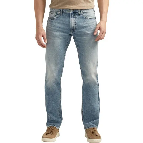 SILVER JEANS CO. Allan Straight Leg Jeans - Indigo