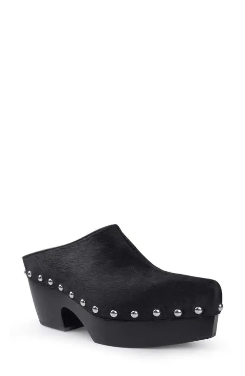ZIGI Faustina Pointed Toe Platform Mule - Blklt