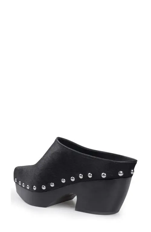 ZIGI Faustina Pointed Toe Platform Mule - Blklt