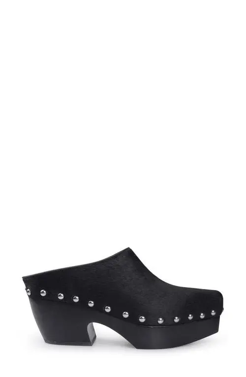 ZIGI Faustina Pointed Toe Platform Mule - Blklt