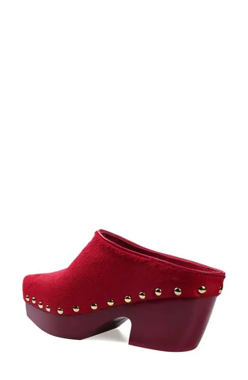 ZIGI Faustina Pointed Toe Platform Mule - Redlt