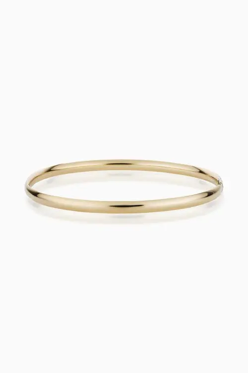 ORADINA 14k Hinged Bangle