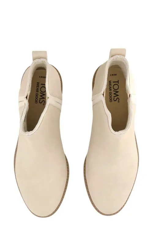 Toms Hailey Water Resistant Leather Bootie - Natural