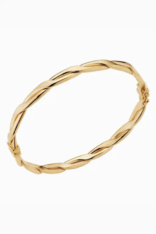 ORADINA 14k Amore Bangle - Yellow Gold