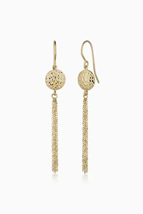 ORADINA 14k Naples Drop Earrings