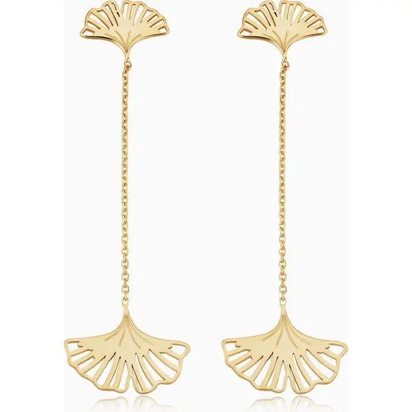 ORADINA 14k Carnevale Drop Earrings - Yellow Gold