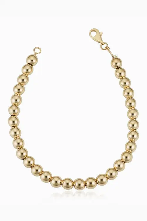 ORADINA 14k Ball Chain Bracelet - Yellow Gold