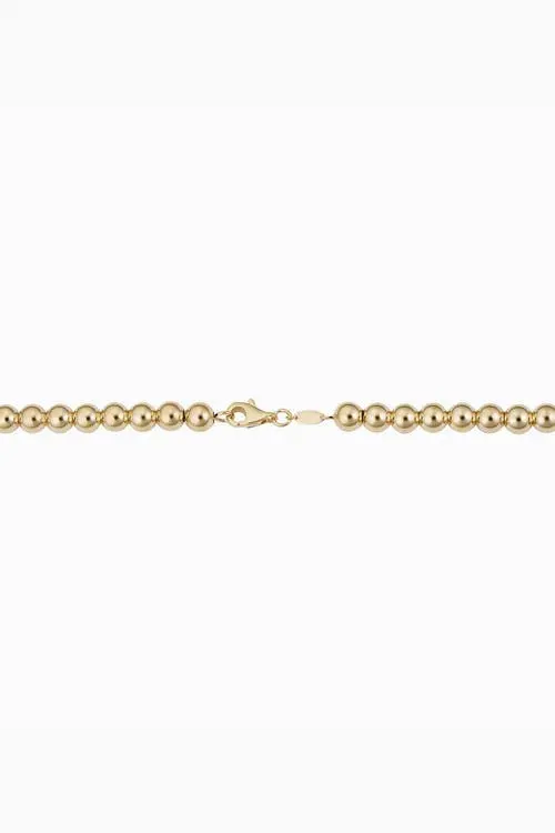 ORADINA 14k Ball Chain Bracelet
