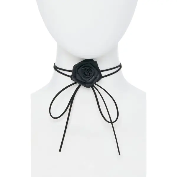 Bp. Rosette Choker - Black
