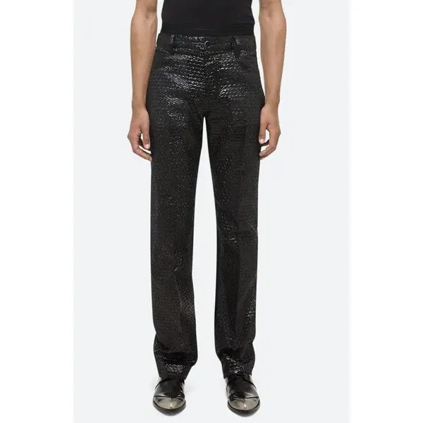 Helmut Lang Worker Bubble Pack Straight Leg Pants