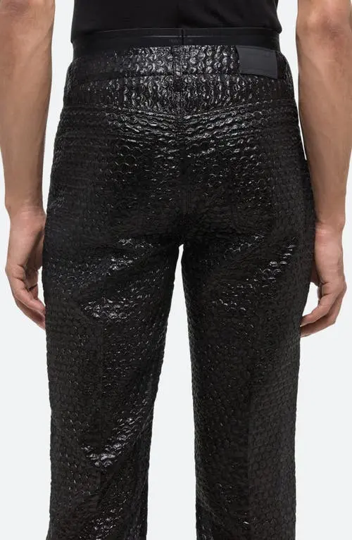 Helmut Lang Worker Bubble Pack Straight Leg Pants