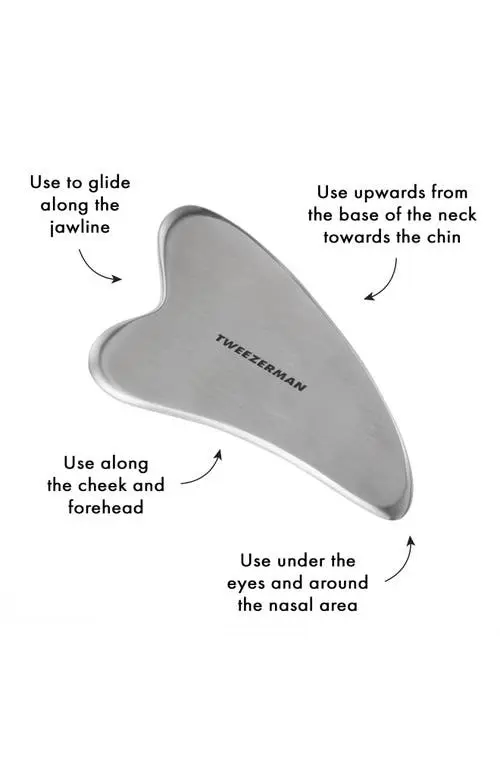 TWEEZERMAN Stainless Steel Gua Sha - None