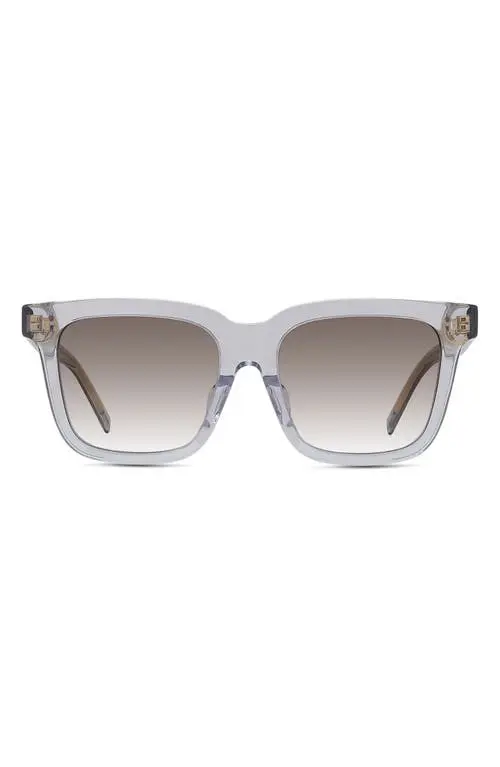 Givenchy Gv Day Gradient Square Sunglasses - Grey/gradient Brown