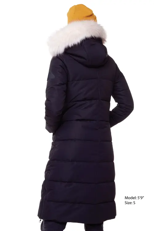 ALPINE NORTH Kluane Vegan Down Ultra Long Winter Parka - Black