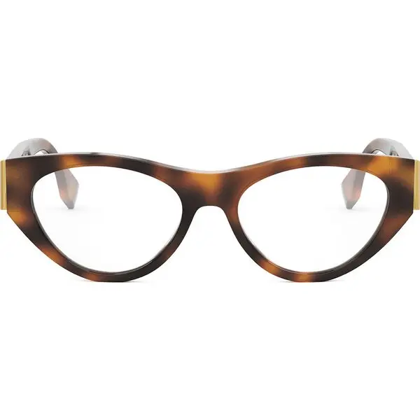 Fendi First Cat Eye Optical Glasses - Blonde Havana