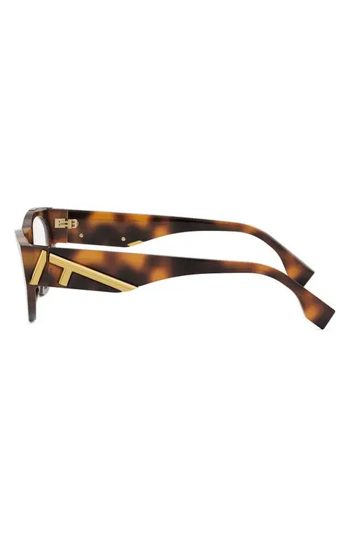 Fendi First Cat Eye Optical Glasses - Blonde Havana