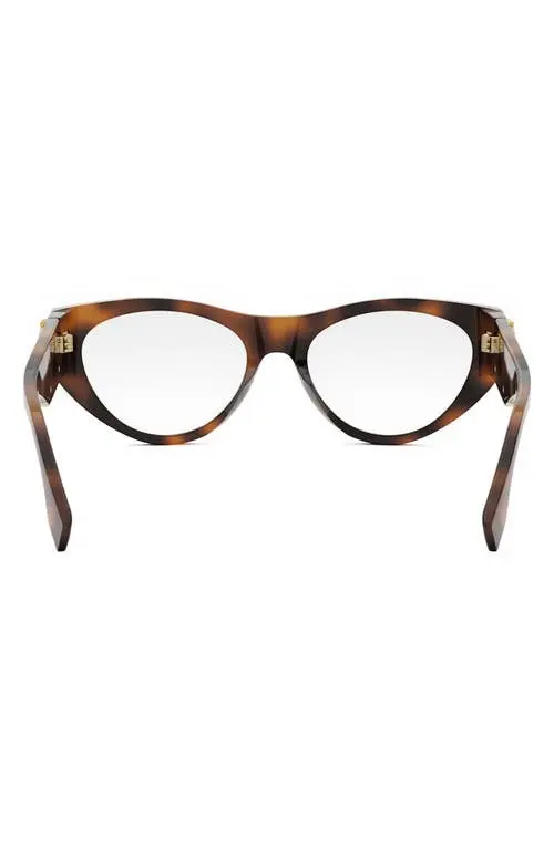 Fendi First Cat Eye Optical Glasses - Blonde Havana