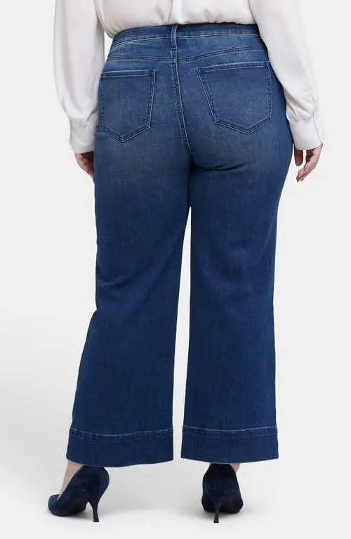 NYDJ Teresa Ankle Wide Leg Jeans - Moonlight
