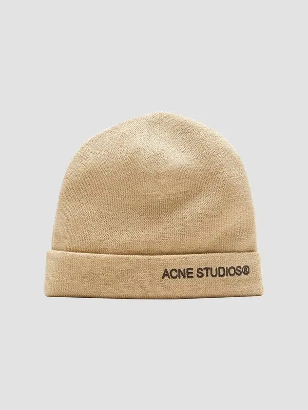 Acne Studios Kinau Wool Beanie - Shell Beige