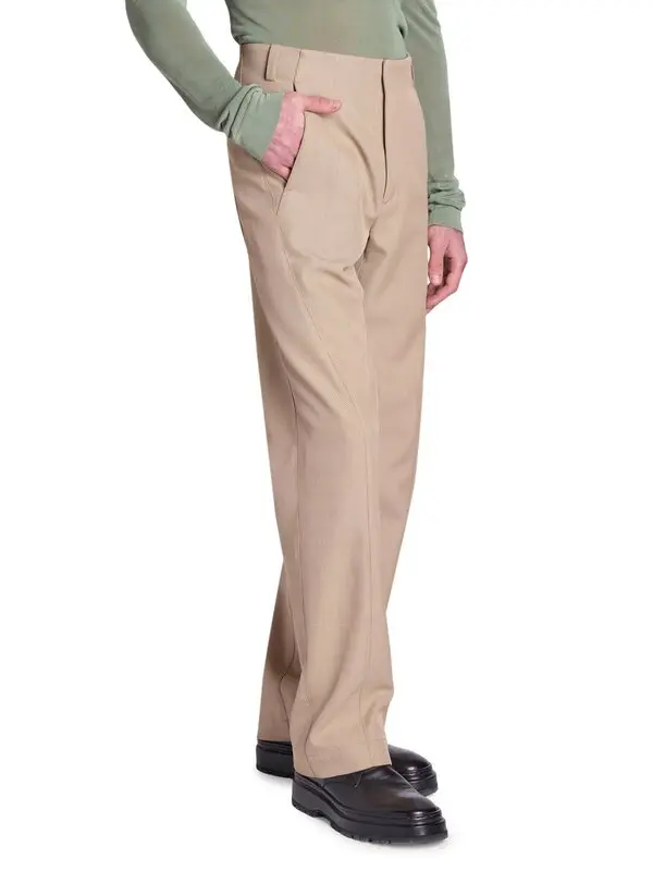 Jacquemus Wool-blend Flat-front Pants