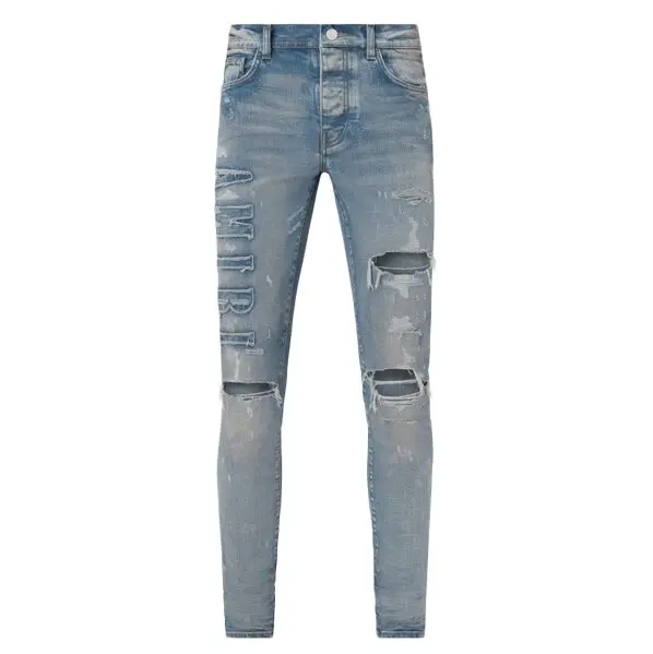 Amiri Logo Appliqué Jeans