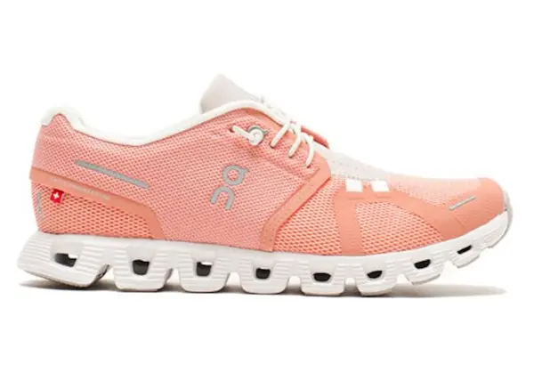 On Running Cloud 5 Sneakers - Flamingo/pearl