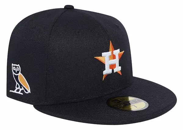OVO X Mlb Houston Astros New Era Cap - Navy Blue