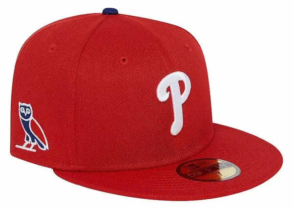 OVO X Mlb Philadelphia Phillies New Era Cap - Red