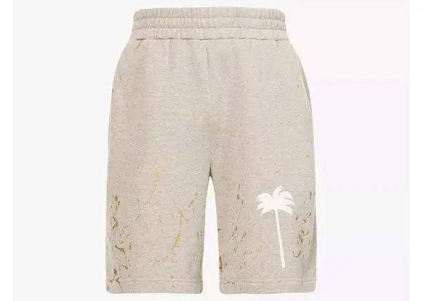 Palm Angels Logo Paintsplatter Shorts
