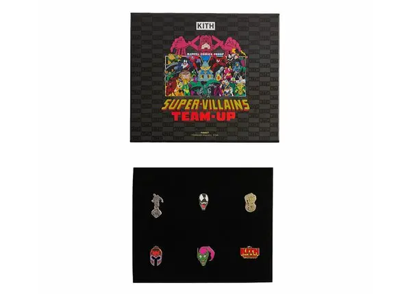 Kith Marvel Super Villain Pin Set - Multicolor