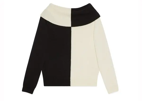 Gucci Chunky Wool Bicolor Sweater