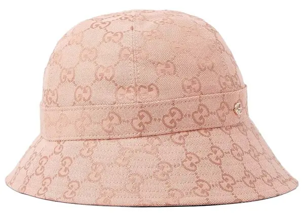 Gucci Gg Canvas Bucket Hat - Pink