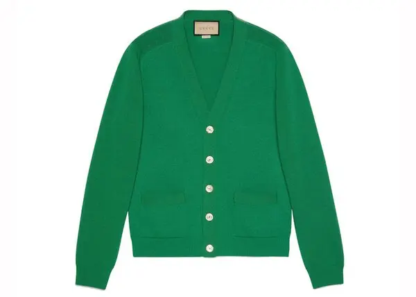 Gucci Logo Patch Buttoned Cardigan