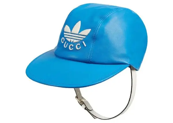 Gucci X Adidas Chin Strap Baseball Cap - Blue