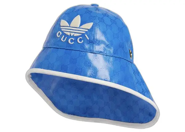 Gucci X Adidas Wide Brim Hat - Blue
