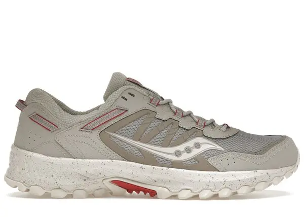 Saucony Grid Peakin Sneakers - Grey/red