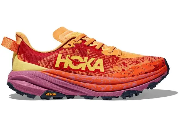 Hoka One One Speedgoat 6in - Sherbet/beet Root