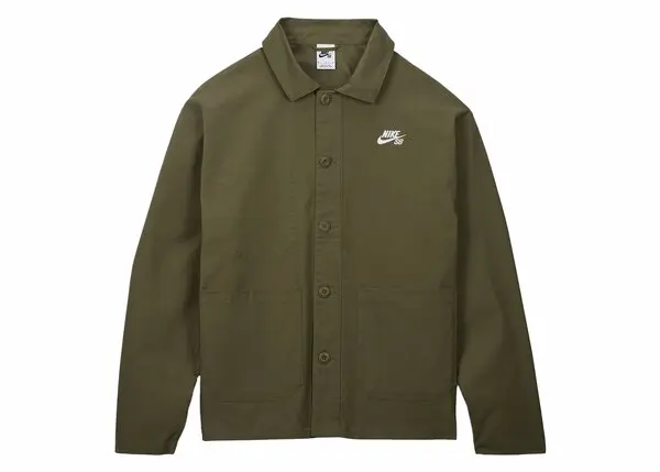 Nike Olympics 2024 Agnostic Chore Jacket - Medium Olive/white
