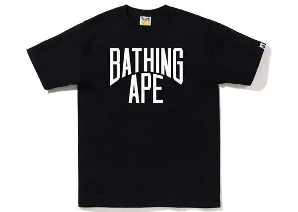A BATHING APE Bicolor Nyc Logo Tee Shirt - Black