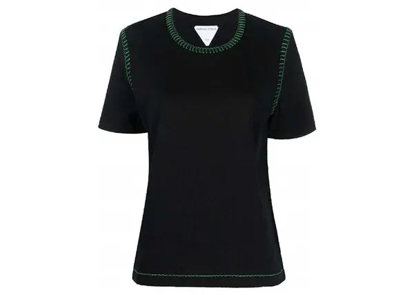 Bottega Veneta Stitch Detailed Crewneck T-shirt