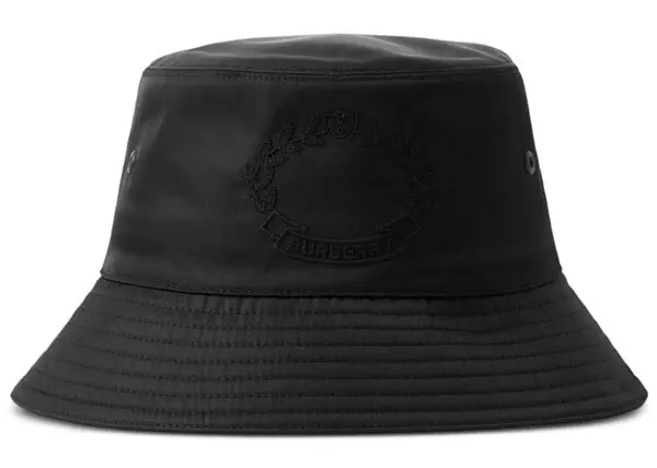 Burberry Oak Leaf Crest Bucket Hat - Black