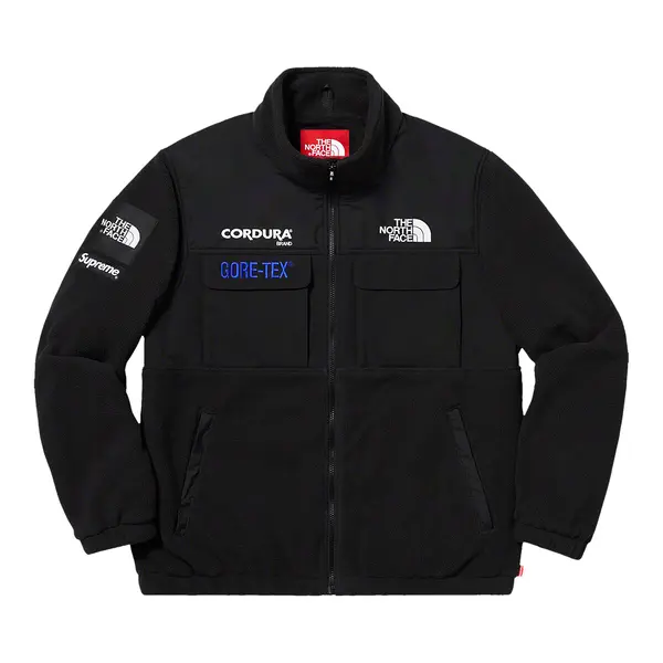 Supreme X The North Face Expedition Fleece Jacket - Black