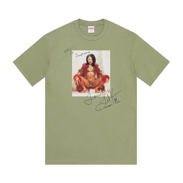 Supreme Lil Kim Tee 'light Olive - Green