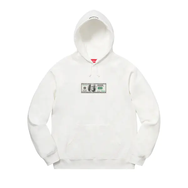 Supreme Franklin Hooded Sweatshirt - White
