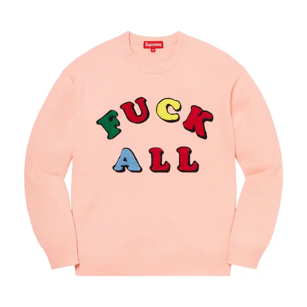 Supreme X Jamie Reid Sweater - Pink