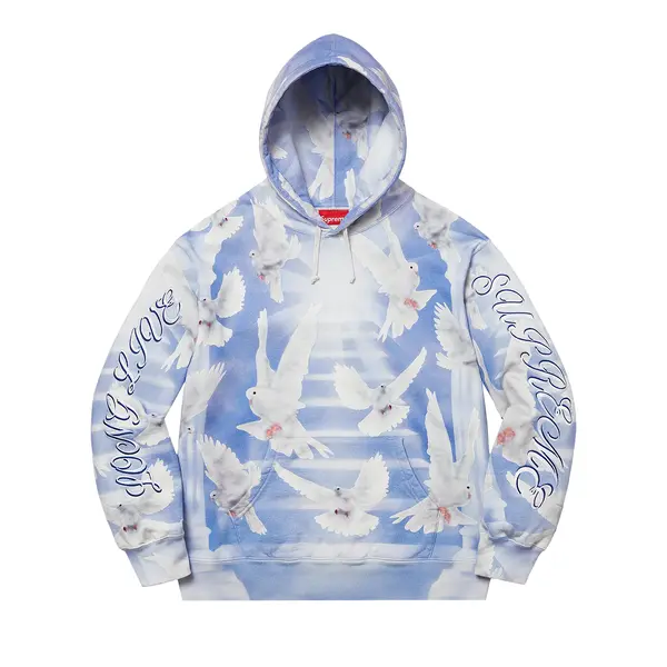 Supreme Doves Hooded Sweatshirt - Blue | Editorialist