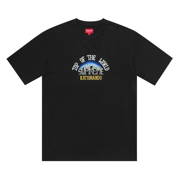 Supreme Top Of The World Short-sleeve Top - Black